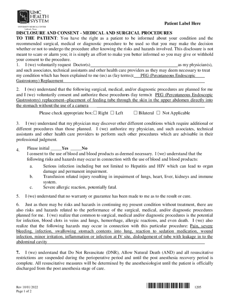 Fillable Online Medical Care and Surgical Procedures Fax Email Print - pdfFiller