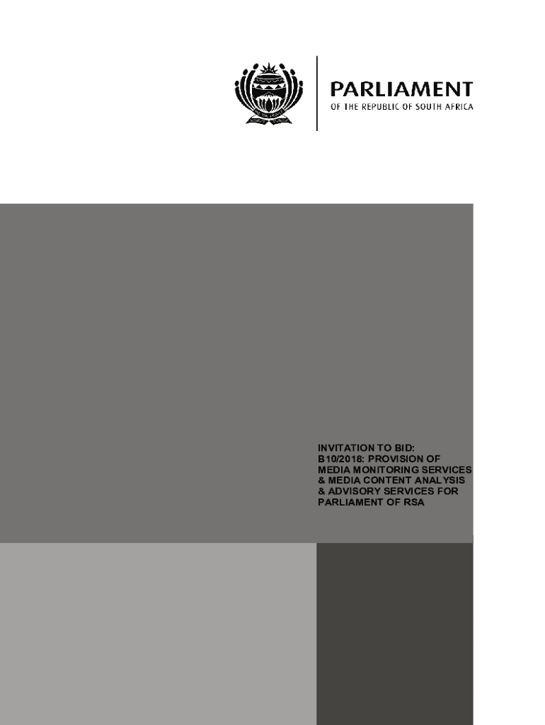 Fillable Online Bid Notification - media monitoring services Fax Email ...