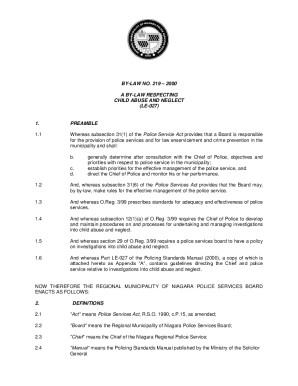 Fillable Online CITY OF OTTAWA POLICE SERVICES BOARD Fax Email Print ...