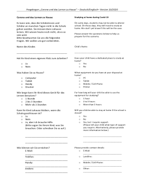 Fillable Online Corona Log 9: Beispiele fr Online-Lernen (bersicht) Fax ...