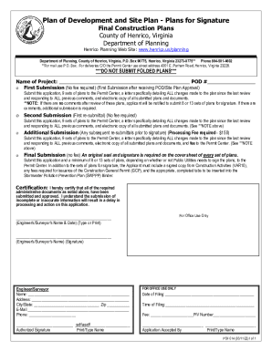 Fillable Online Plan of Development and Site Plan Application Fax Email ...