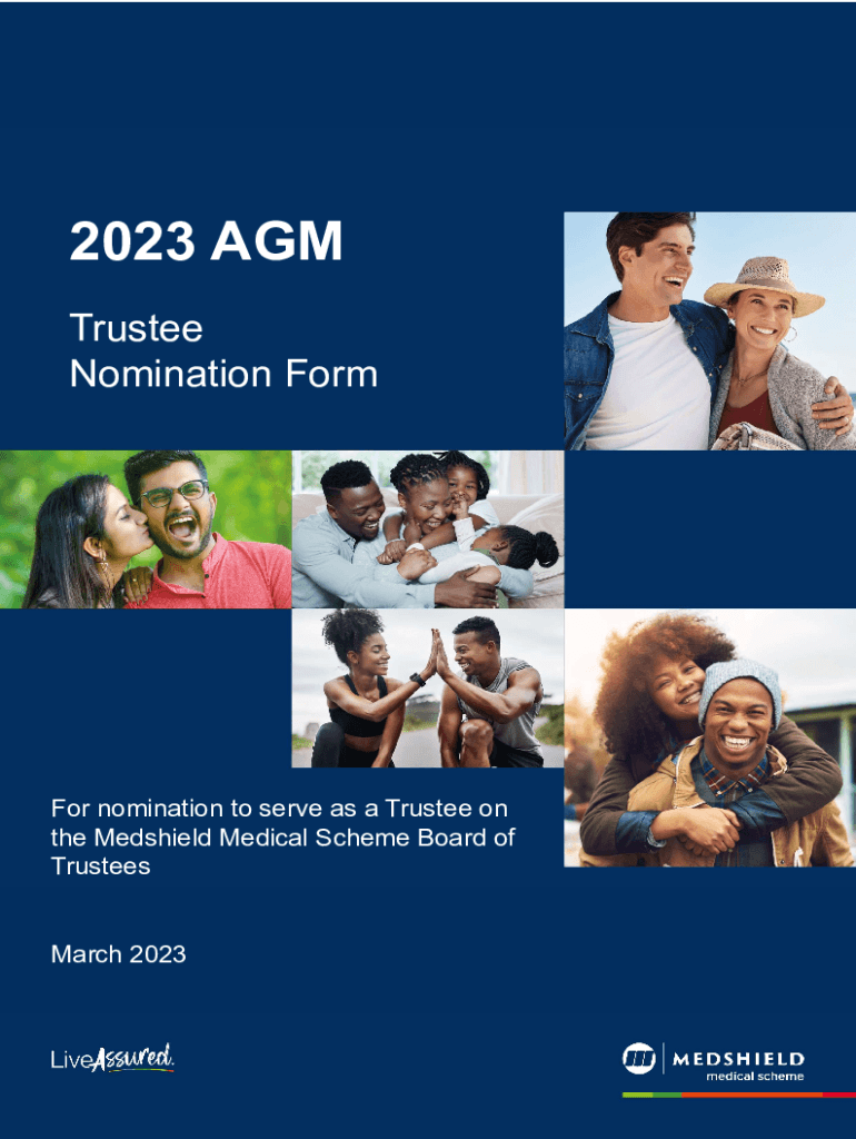 Fillable Online Board of Trustee Nomination Process & Form Fax Email ...