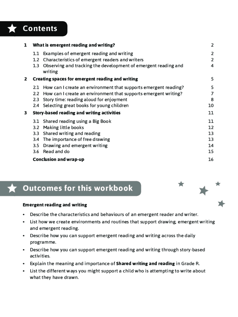 Fillable Online Development of a Group Emergent Literacy Screening Tool ...