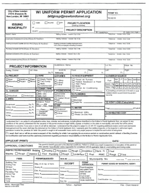 Fillable Online wi uniform permit application Fax Email Print - pdfFiller