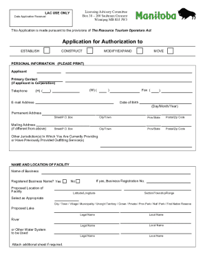 Fillable Online ROT Application for Permit Form - fillable Fax Email ...