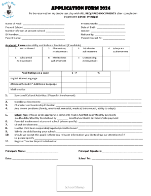 Fillable Online APPLICATION FORM 2024 Fax Email Print - pdfFiller