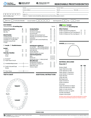 Fillable Online Making cast metal partial denture (all the steps to ...