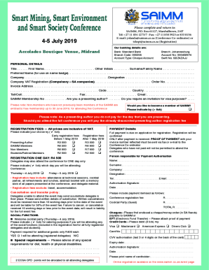 Fillable Online Smart Mining Reg form 07052019.pdf Fax Email Print ...