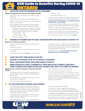 Fillable Online EI Regular Benefits Fact Sheet Fax Email Print - pdfFiller