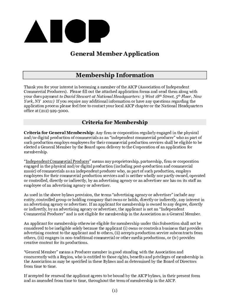Fillable Online AICP Guide Part 1: Certification Application Fax Email ...