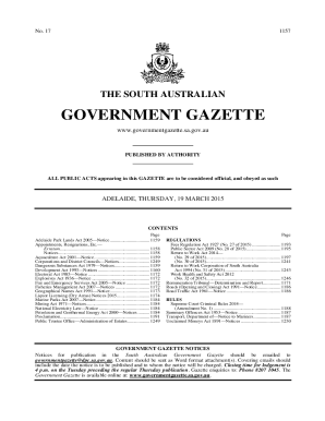 Fillable Online governmentgazette sa gov DOC - Government Gazette Fax ...