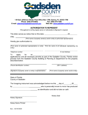 Fillable Online AUTHORIZATION TO REPRESENT Fax Email Print - pdfFiller
