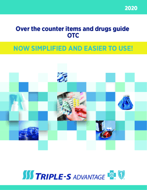 Fillable Online Over the Counter Items and Drugs Guide OTC. Over the ...