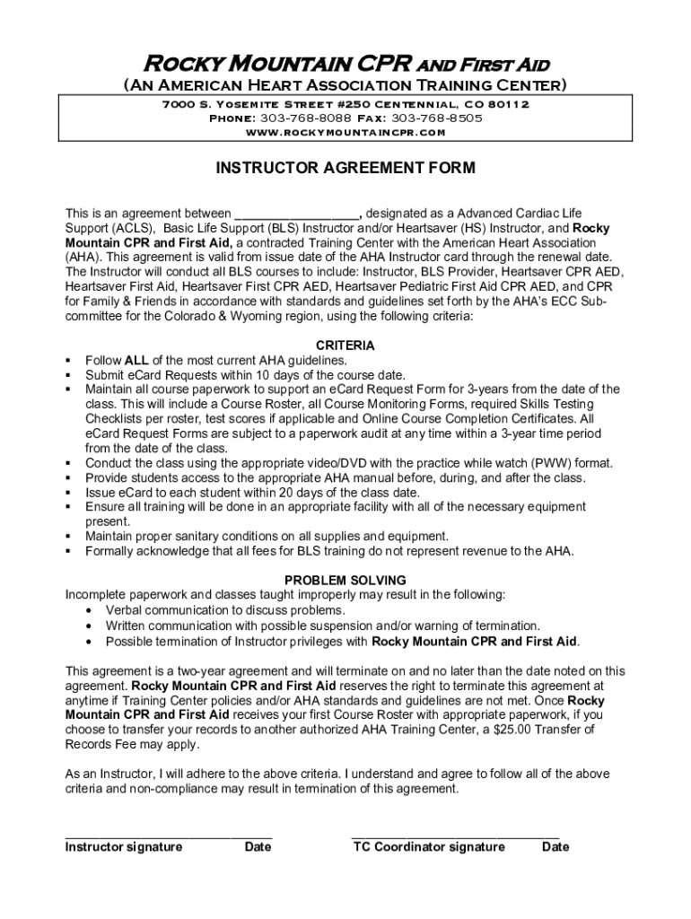 Fillable Online Rocky Mountain CPR and First Aid Review and Ratings Fax ...