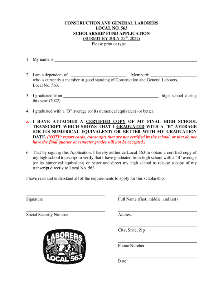 Fillable Online LABORERS AGREEMENT Fax Email Print - pdfFiller