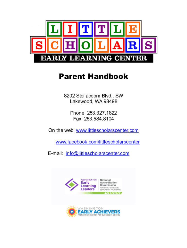 Fillable Online Parent Handbook/Helpful Info - Stepping Stones Child ...