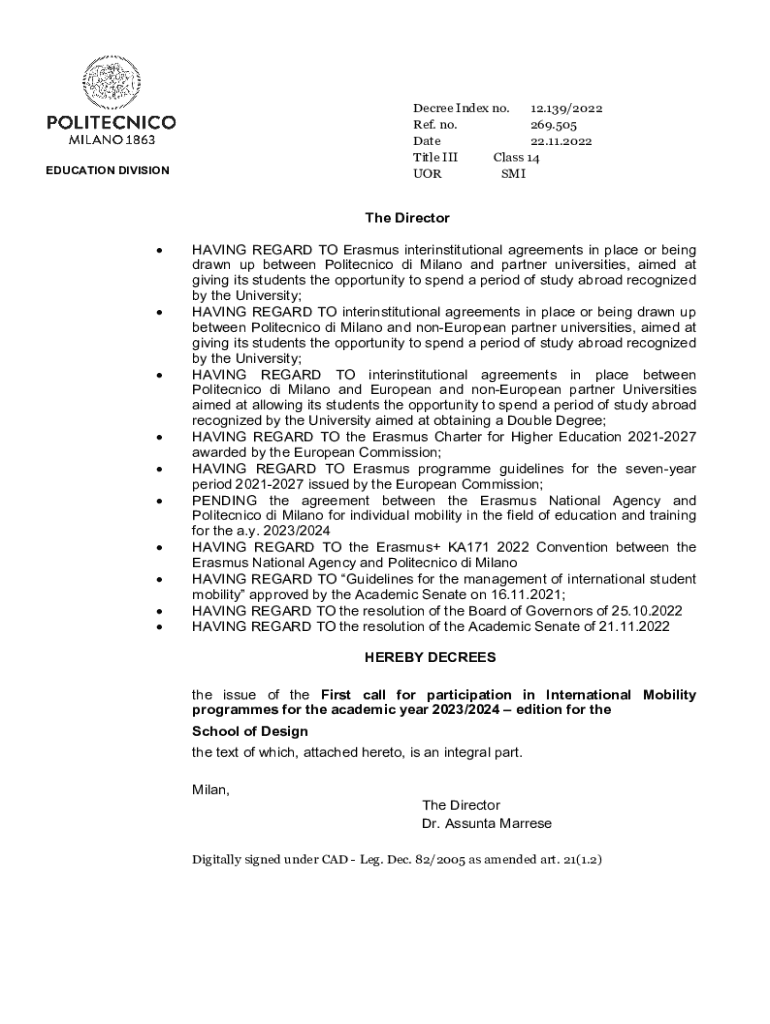 Fillable Online Erasmus plus bilateral agreement template Fax Email ...