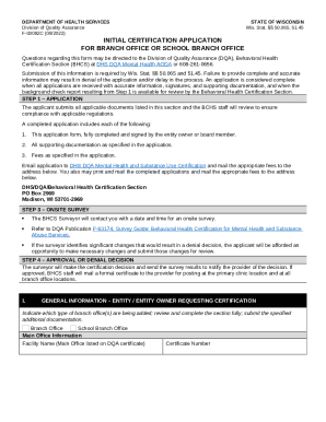 Initial Certification Application for Branch Office or School Branch ...