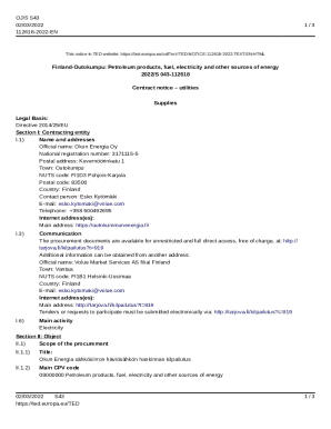 Fillable Online Services - 585112-2022 - TED Tenders Electronic Daily ...