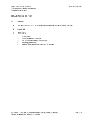 Fillable Online CONSTRUCTION MANAGEMENT (SINGLE-PRIME CONTRACT) Fax ...