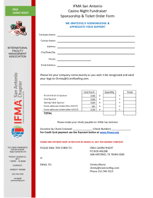Fillable Online Annual Event List Fax Email Print - pdfFiller