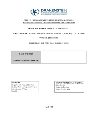 Fillable Online Scope of work Service of Overhead Crane REQUEST ... Fax ...