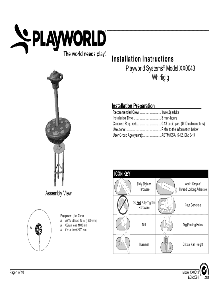 Fillable Online Playground Planning and Installation Fax Email Print - pdfFiller