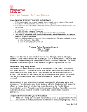 WCM Assent Template - research weill cornell Doc Template | pdfFiller
