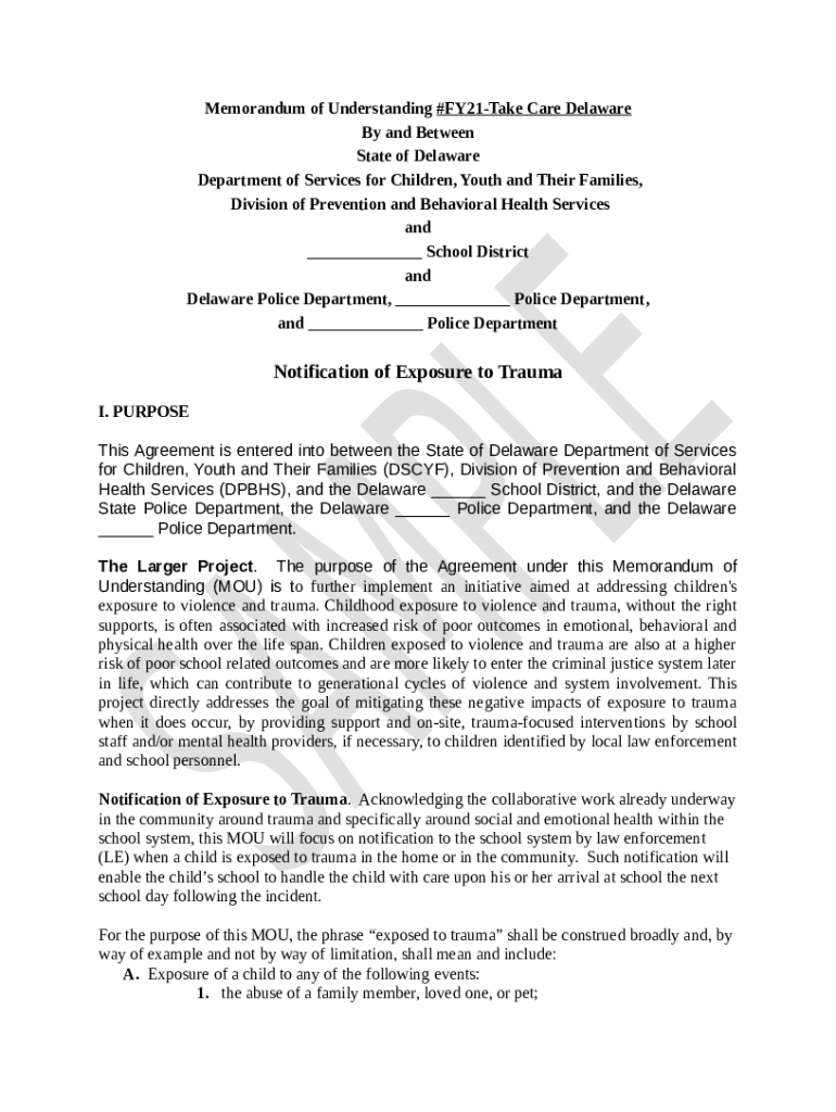 How To Write a Memorandum of Understanding: 9 Steps ... Doc Template ...
