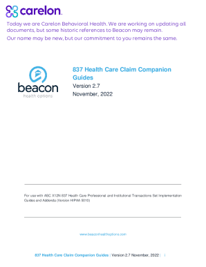 Fillable Online Carelon Behavioral HealthBehavioral Health Services ...