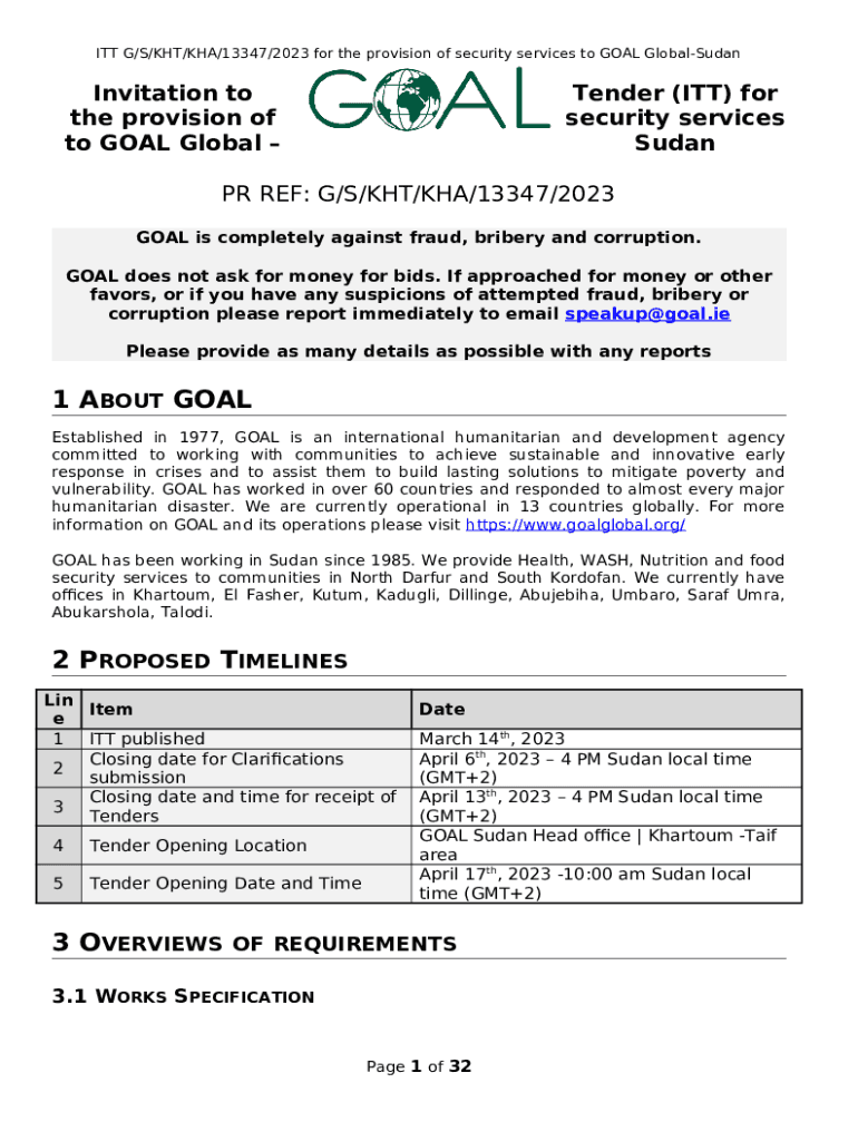 Invitation to Tender (ITT) for the provision of security ... Doc ...