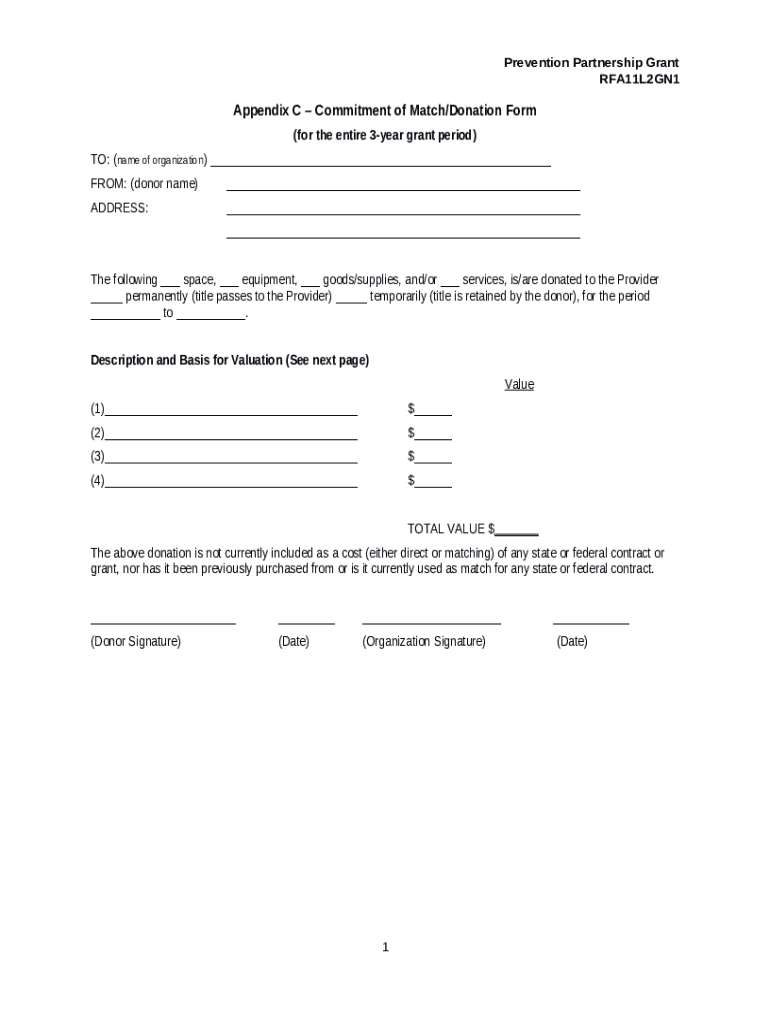 Capital Campaign 2021 Donation Doc Template | pdfFiller