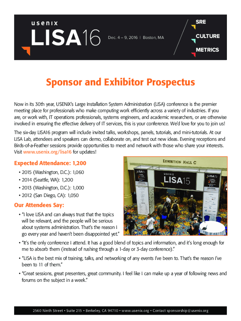 Fillable Online Large Installation System Administration Conference ...