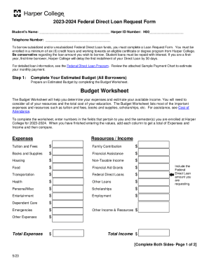 Fillable Online loan-request-form-2324 Fax Email Print - pdfFiller