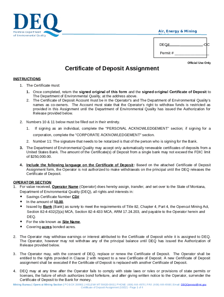 Michigan Department of Environmental Quality (DEQ)CAKE - deq mt Doc ...