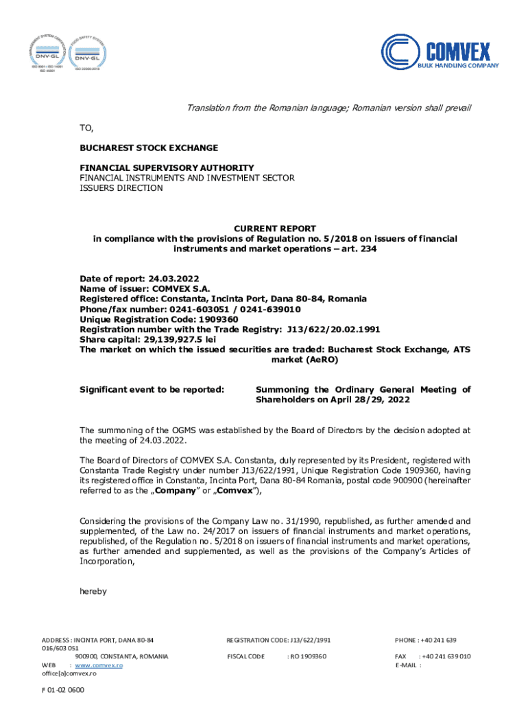 Fillable Online Correction of a clerical error - completion of the share ... Fax Email Print ...