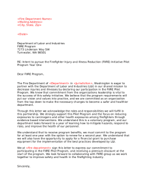 FIIRE Letter of Intent. FIIRE Letter of Intent template - lni wa Doc ...