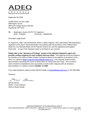 Fillable Online Washington County Dirt Pit 71S Inspection Fax Email ...