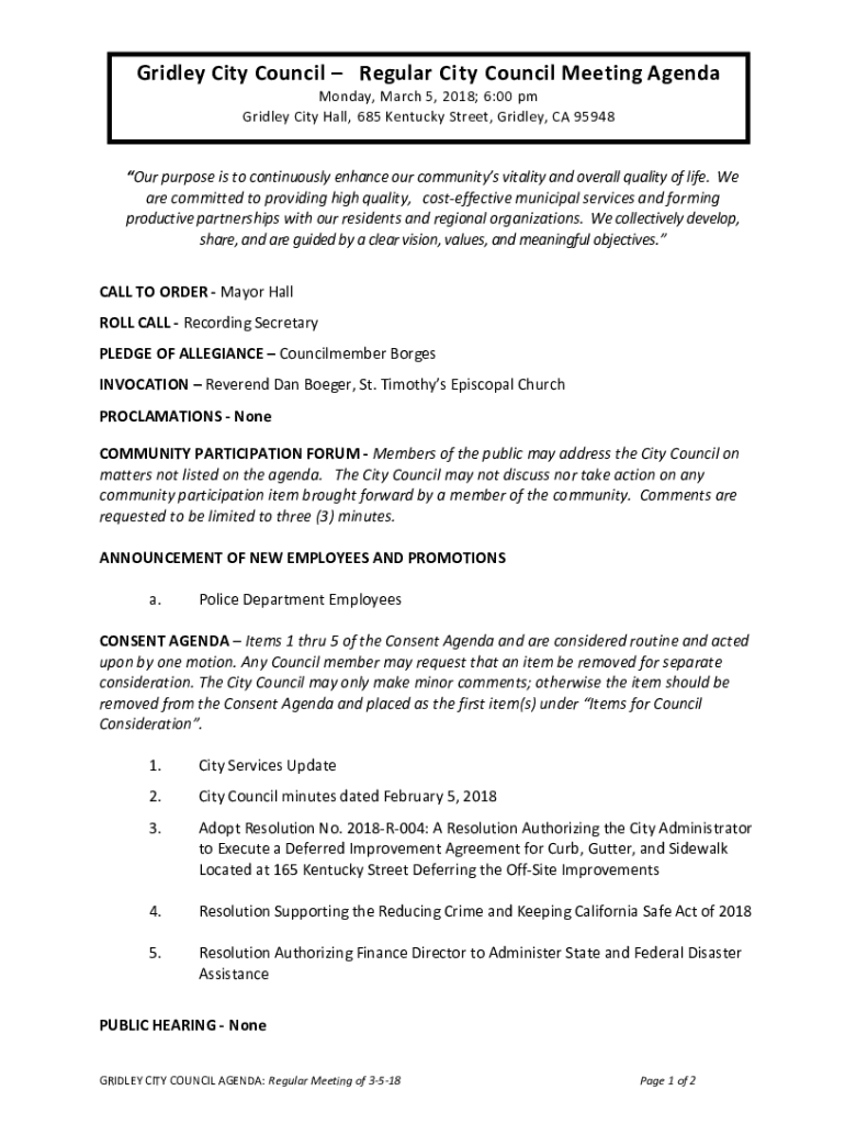 Fillable Online INVOCATION Reverend Dan Boeger, St Fax Email Print ...