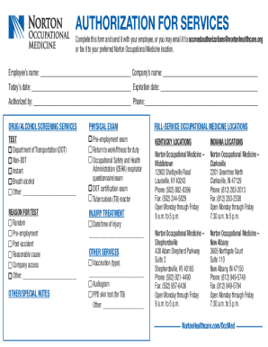 Fillable Online Occupational Medicine Forms Fax Email Print - pdfFiller