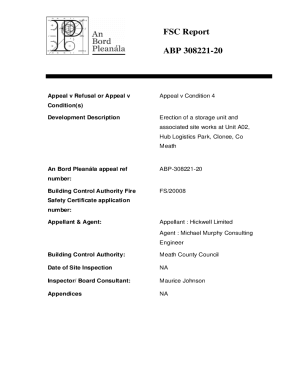 Fillable Online FSC Report ABP 308221-20 Fax Email Print - pdfFiller