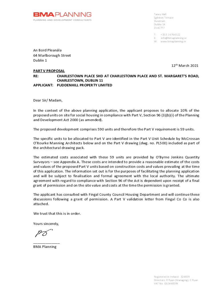 Fillable Online Part V Proposal & Validation Letter Fax Email Print ...