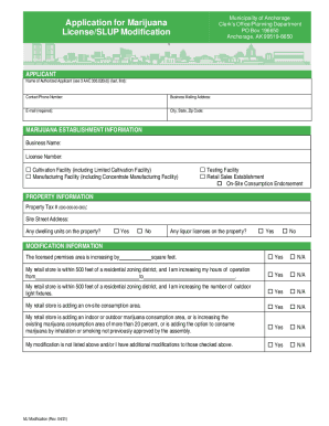 Fillable Online Alaska Cannabis Regulations: License Applications ...