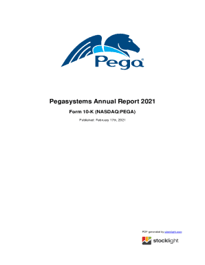Fillable Online PEGA SEC Filings - Pegasystems Inc. - Annual Report ...