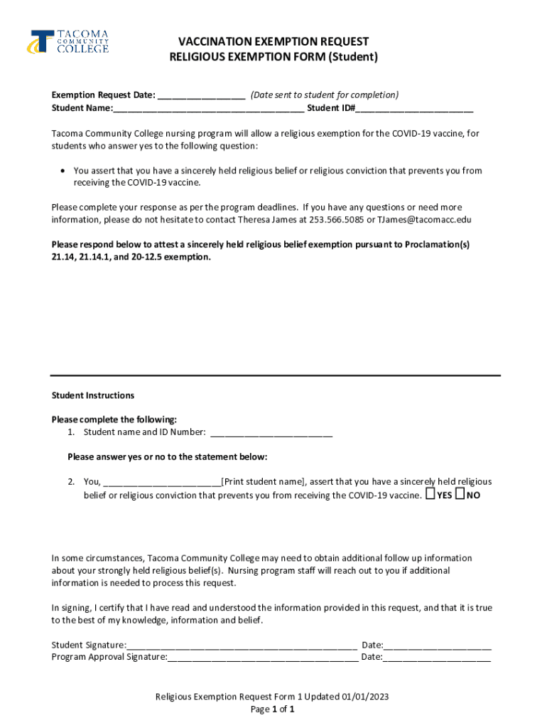 Fillable Online Commonwealth of Virginia Certificate of Religious ...