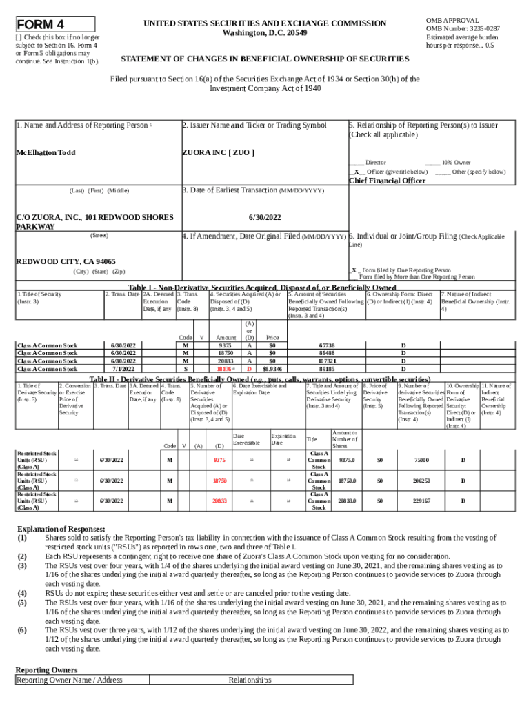 Shares sold to satisfy the Reporting Person's tax liability in ...
