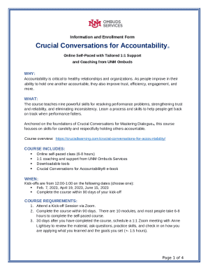 Crucial Conversations for Accountability Course - ce unm Doc Template ...