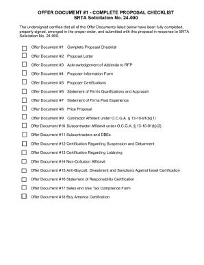 Fillable Online Offer Document Definition: 894 Samples Fax Email Print ...