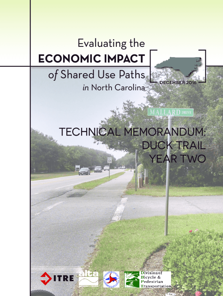 Fillable Online itre ncsu Impacts of Shared Use Paths Fax Email Print ...