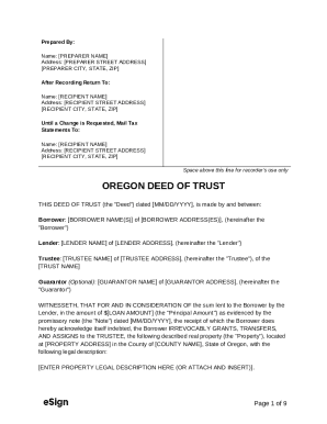 Oregon Transfer on Death Deed Doc Template | pdfFiller